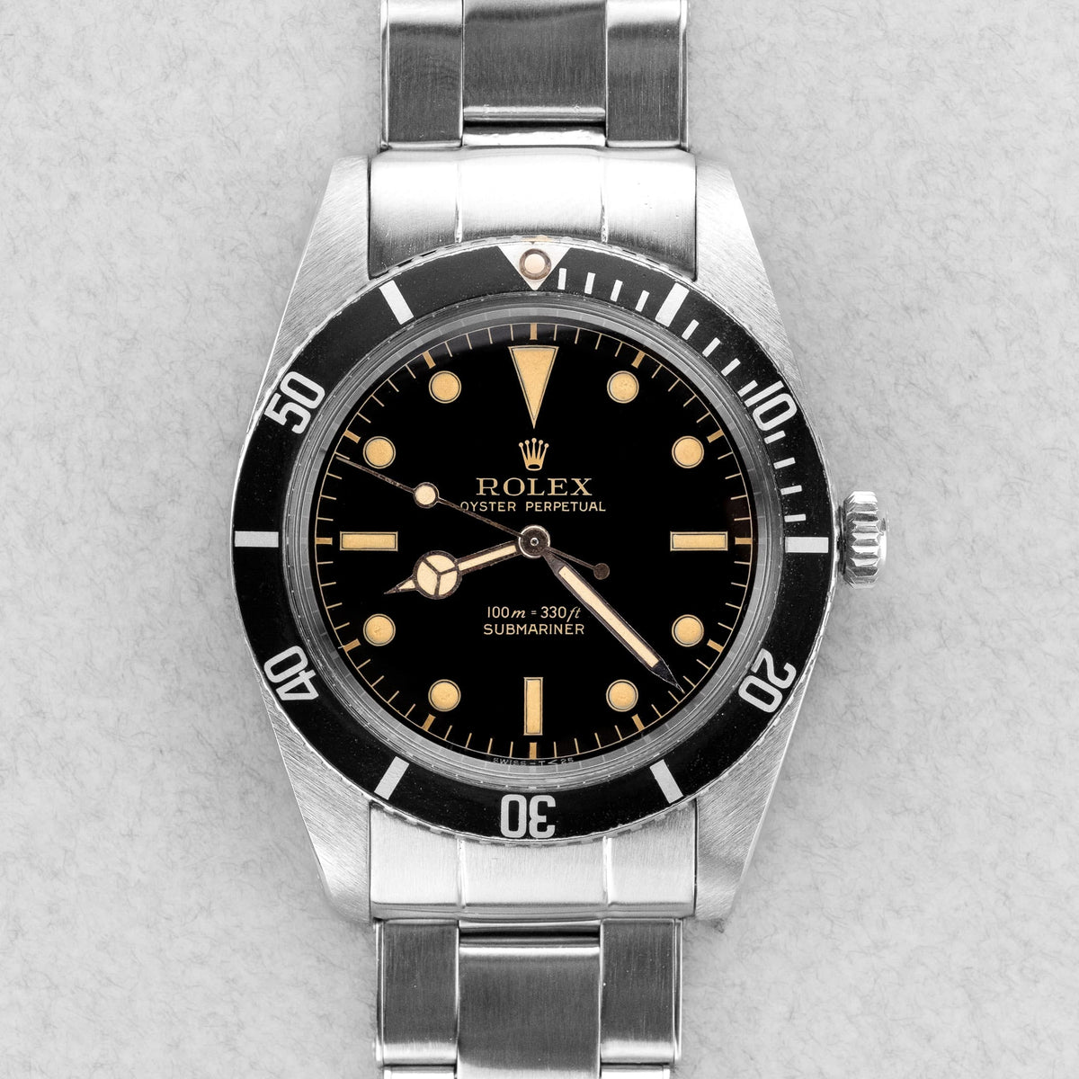 Outstanding 1962 Rolex Submariner 5508 “Gilt Small Crown James Bond Ch ...