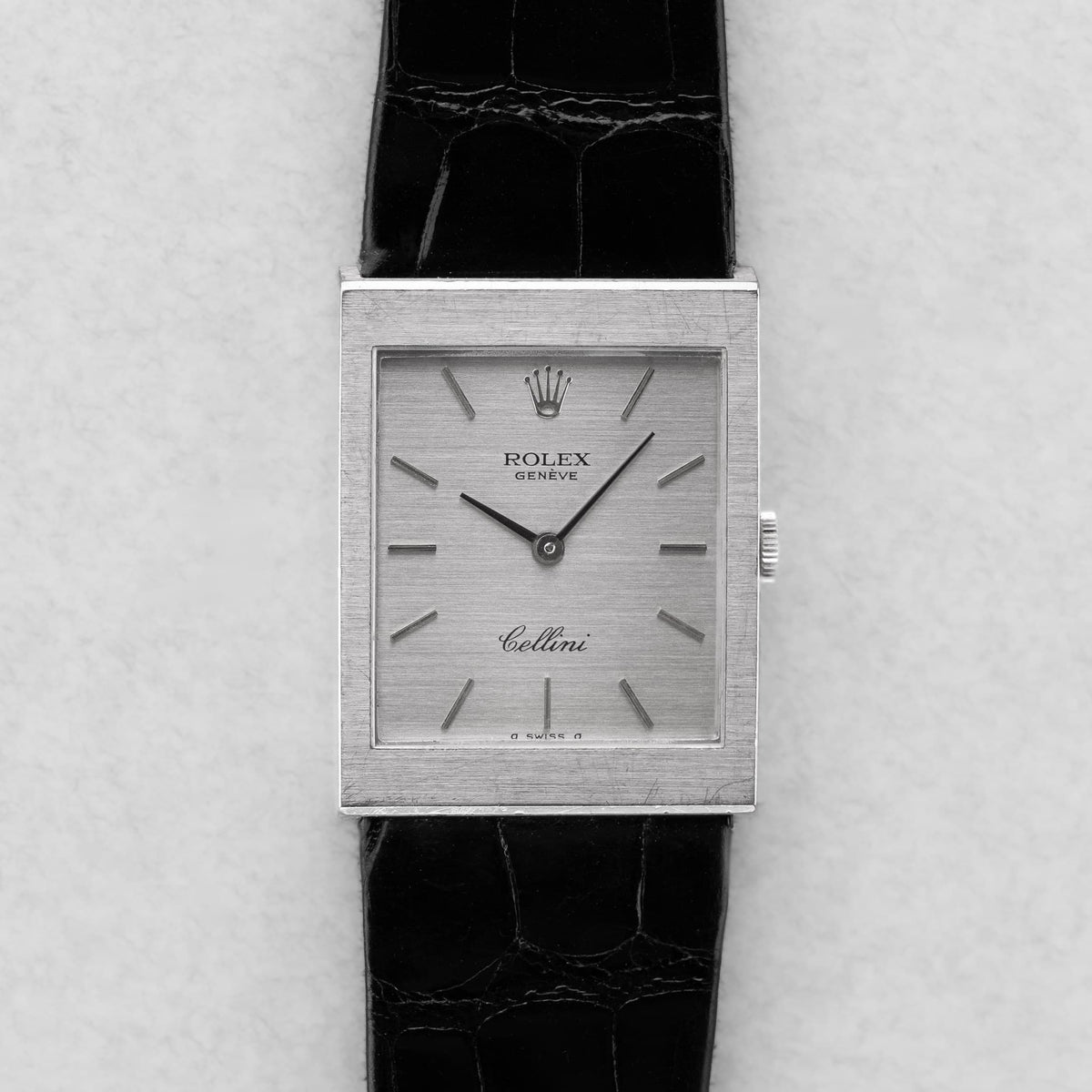 Rolex Cellini réf. 4014 en or blanc de 1976 – Jamais polie – Amplitude