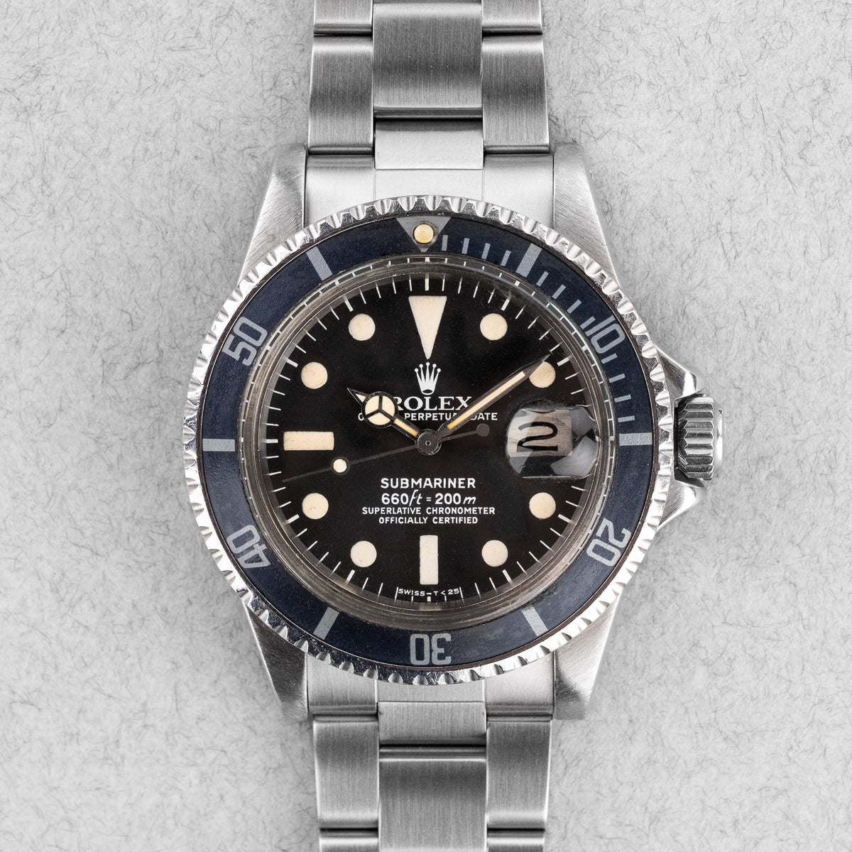 Rolex Submariner Date réf. 1680 « Mark 1 » de 1977-1978 – Amplitude