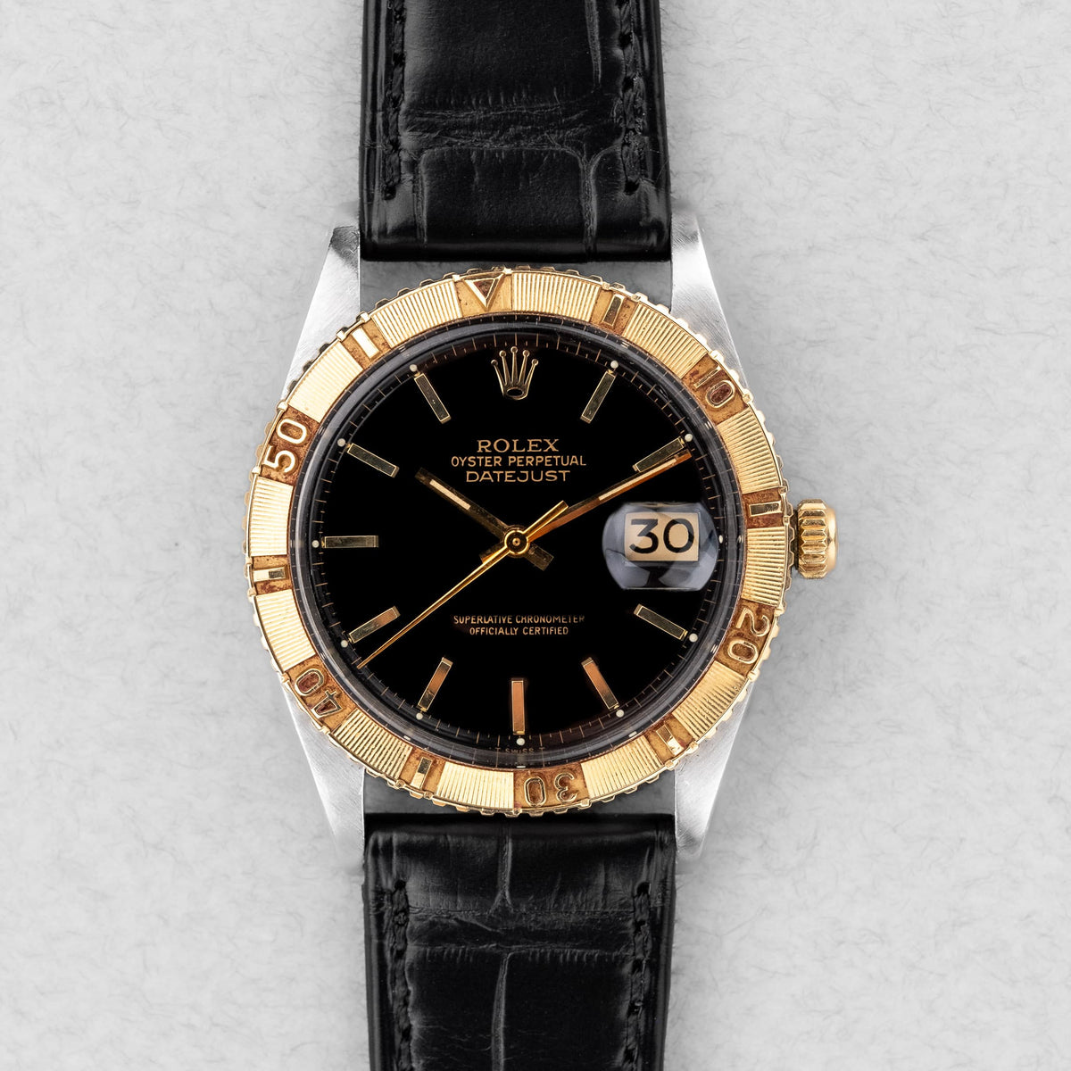 1971 Rolex Datejust Turn-O-Graph “Thunderbird” Ref. 1625 in Steel & Ye ...