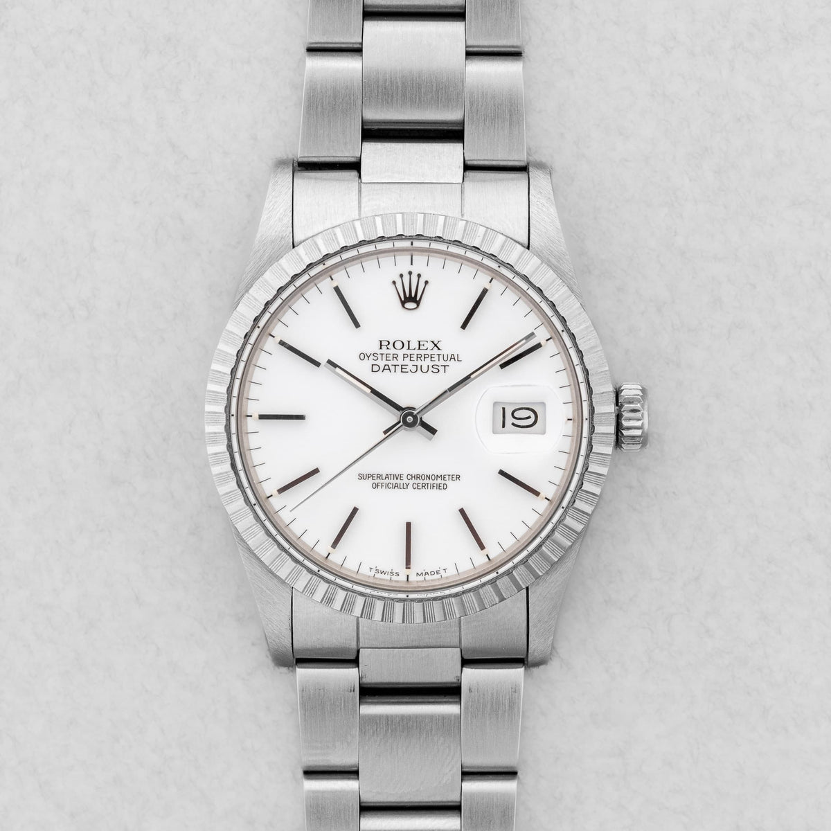 1988 Rolex Datejust Ref. 16030 – “Porcelain” Dial + Original Warranty ...