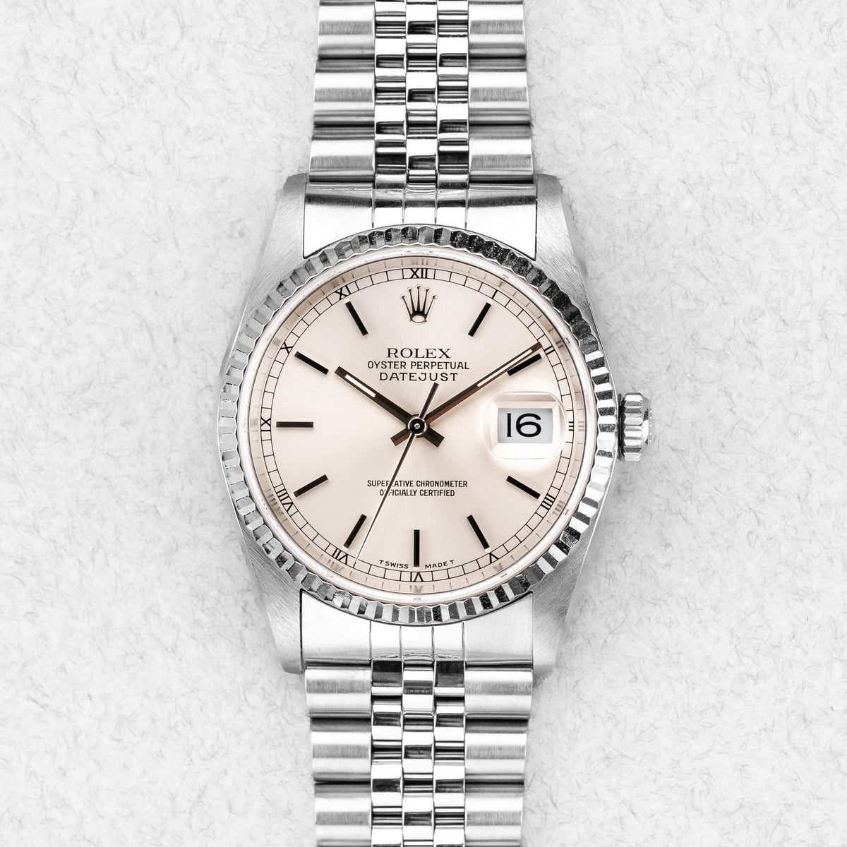 Rolex Datejust réf. 16234 « Silver » de 1996 – Amplitude